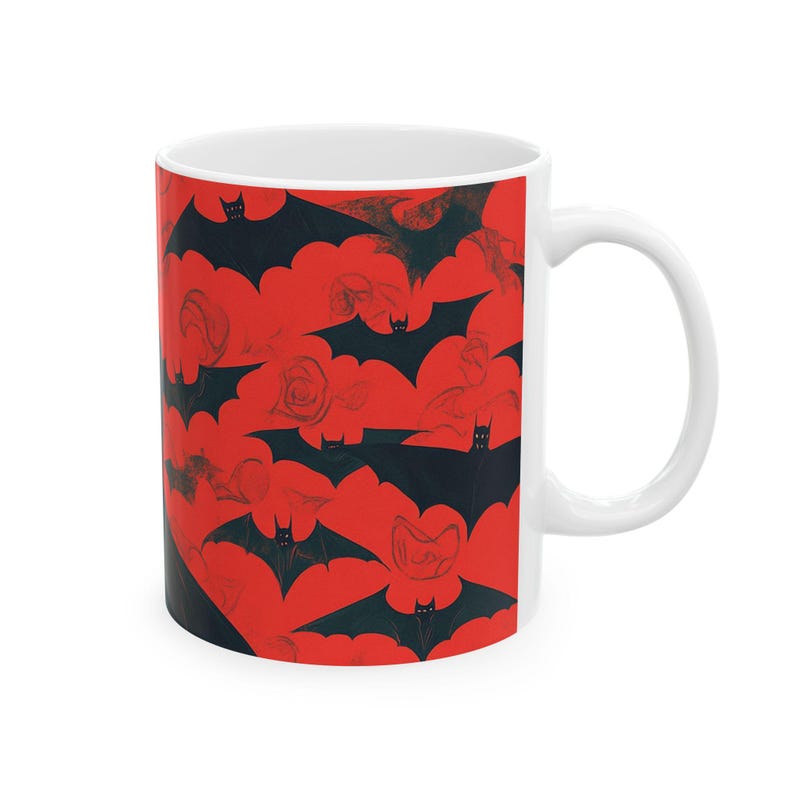 Gothic Vampire Mug – Dark Romance Ceramic Coffee Cup – Vampirecore ...