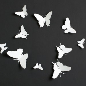 Paper Butterflies, White Butterfly Garden Wedding Table Decor - Etsy