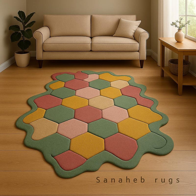 Blob Rug - Etsy