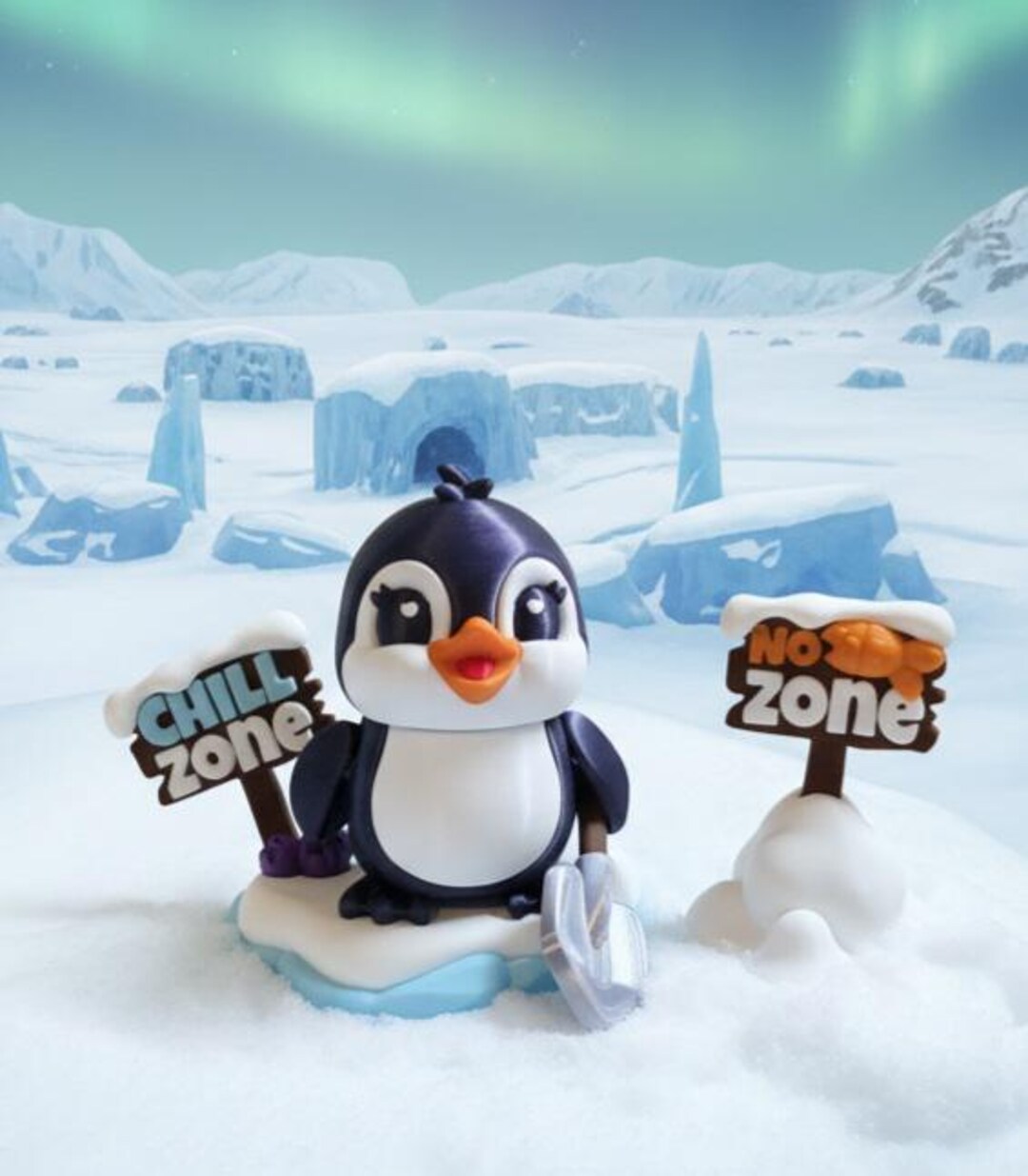Penguini the Articulated Penguin Figurine - Etsy