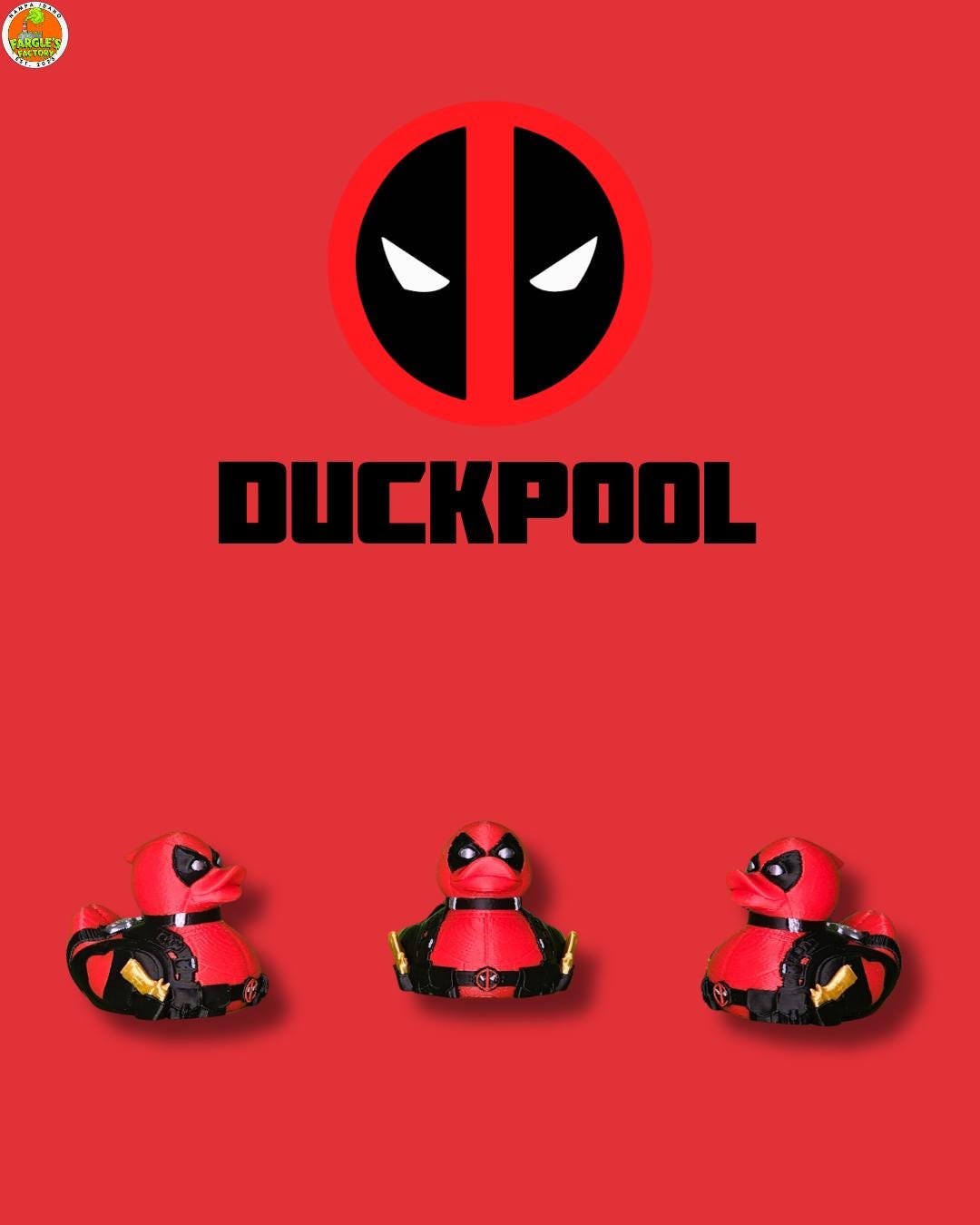 Merc With a Quack! Duckpool Duck 3D Print - Marvel Fan Art - Etsy