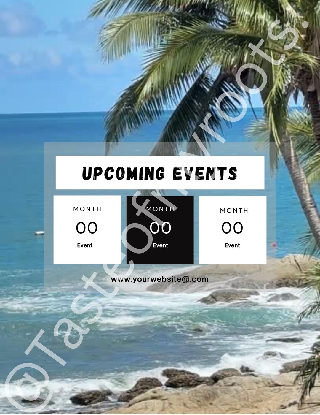 Digital Canva Template Upcoming Events Now Available | Flyers Catalogue ...