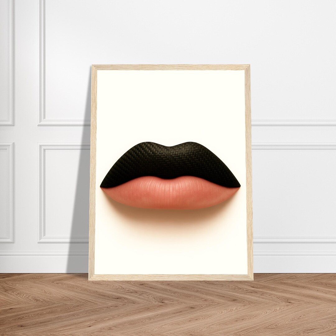 SOLOS Stiff Upper Lip Poster - Modern Wall Art, Minimalistic Art ...