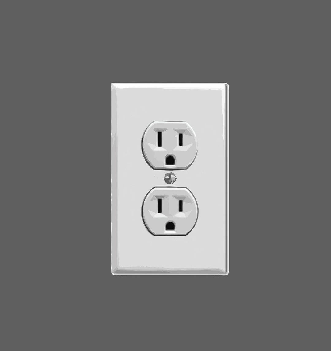 Wall Socket Sticker Prank Waterproof - Etsy
