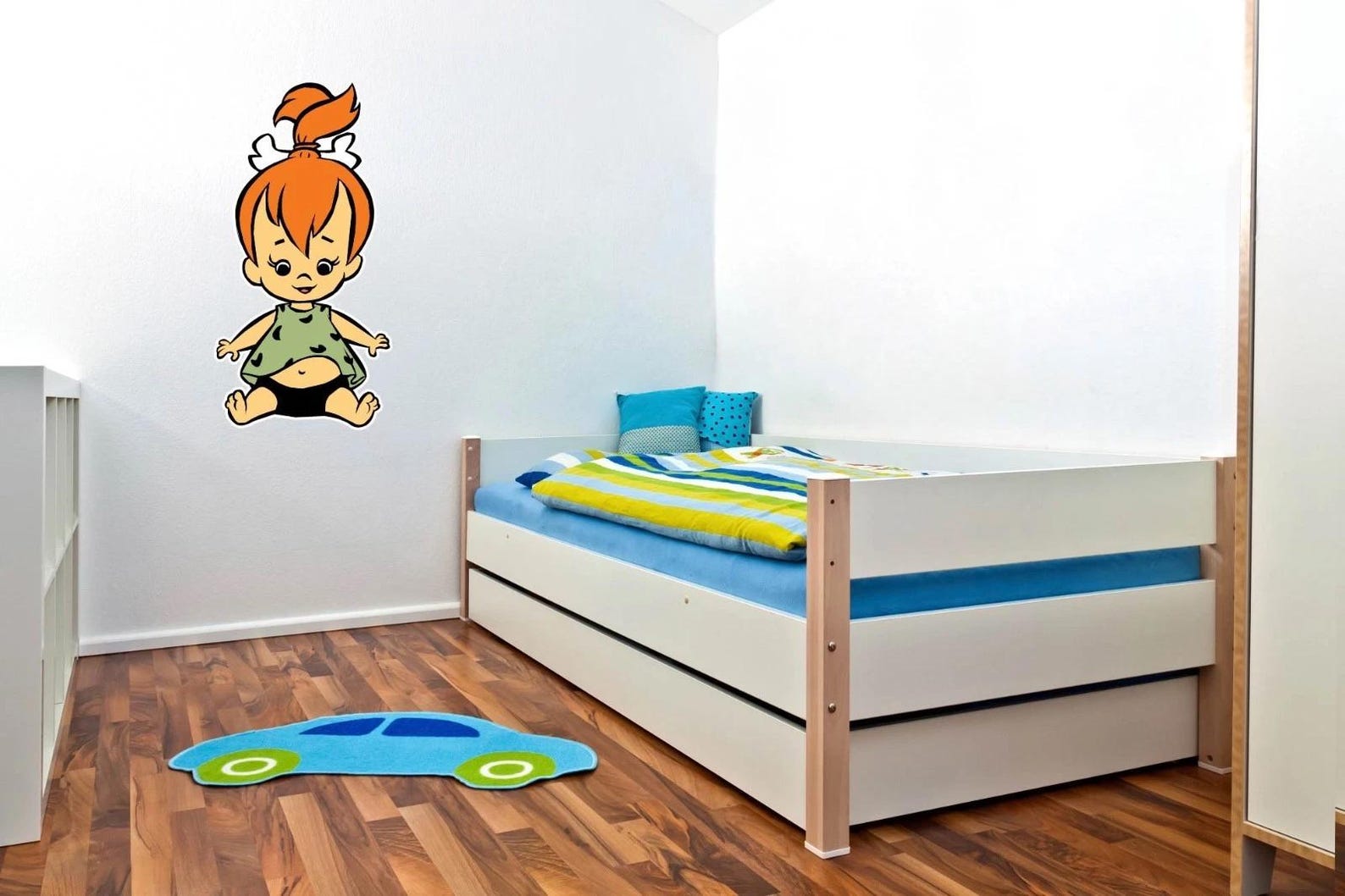 Flintstones Pebbles Cartoon Kids Vinyl Sticker Decal Wall - Etsy