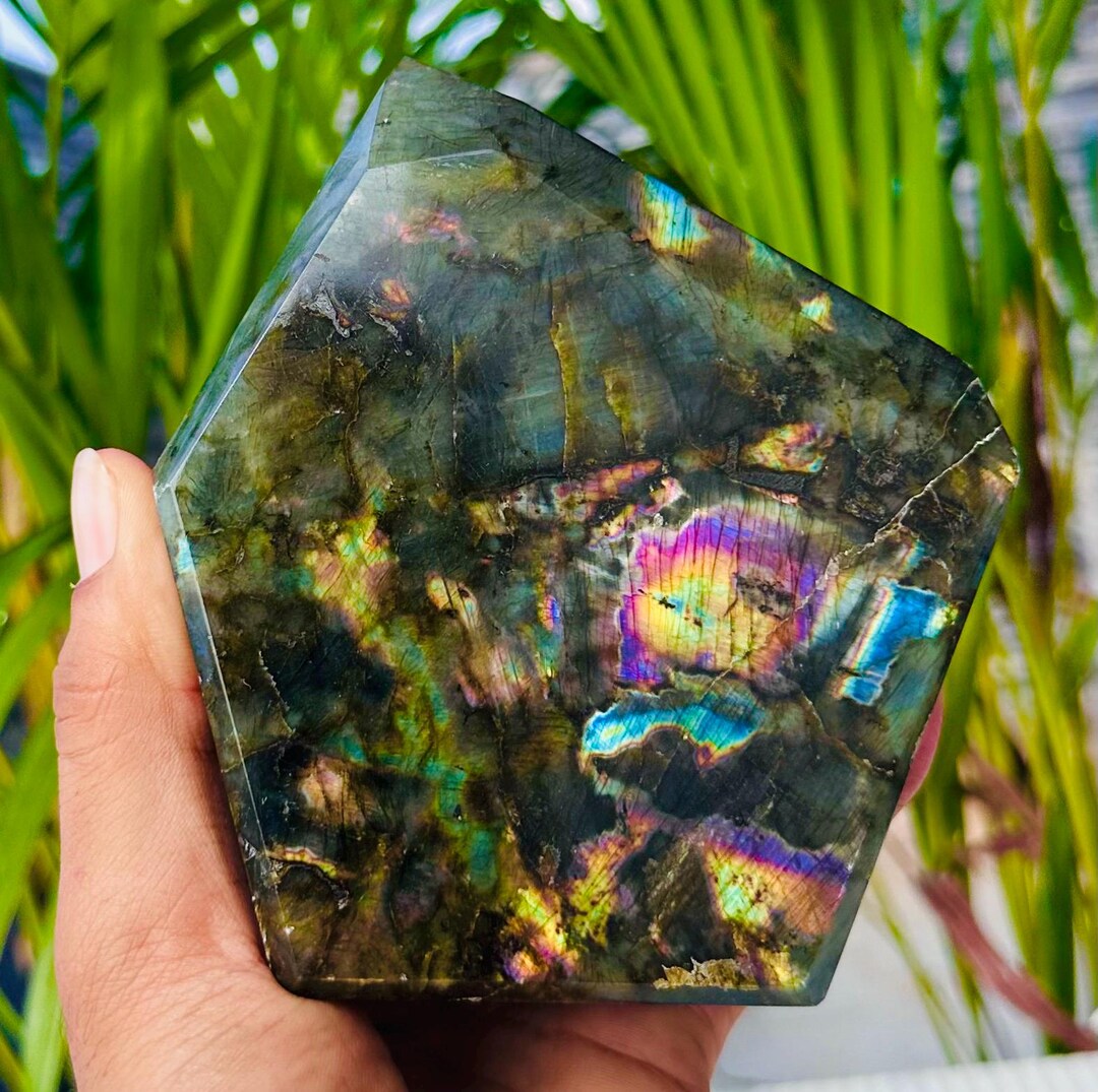 140 MM Super Purple Flashy Labradorite Freeform-purple Flash Lab ...