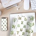 Floral Alphabet Clipart, Sage Green Watercolor Letters A-Z, Green ...