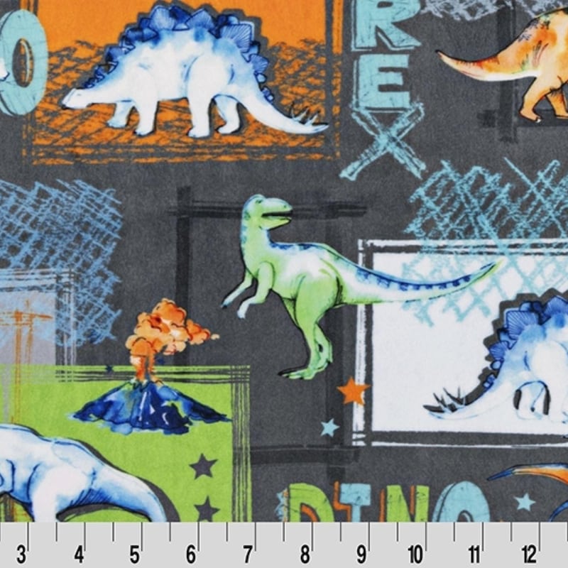 Dinosaurs Themed Fabric - Etsy