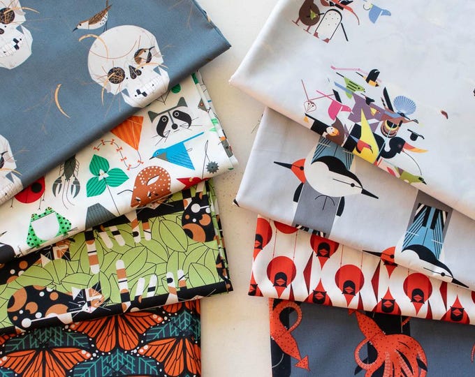 Charley Harper ICONIC Fat Quarter Bundle From Birch Fabrics - 8 ...