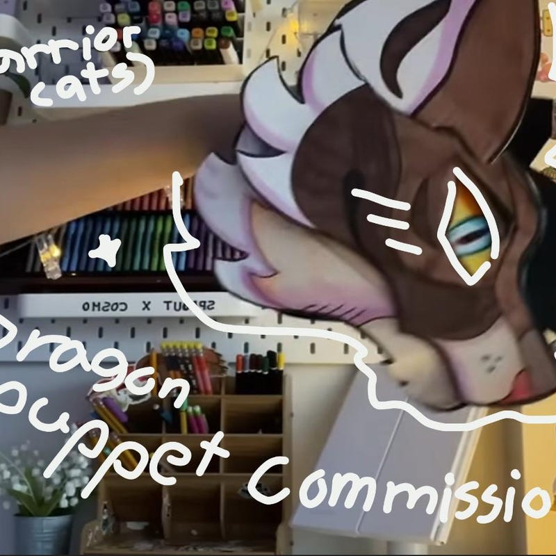 Forkscales Dragon Puppets - Etsy