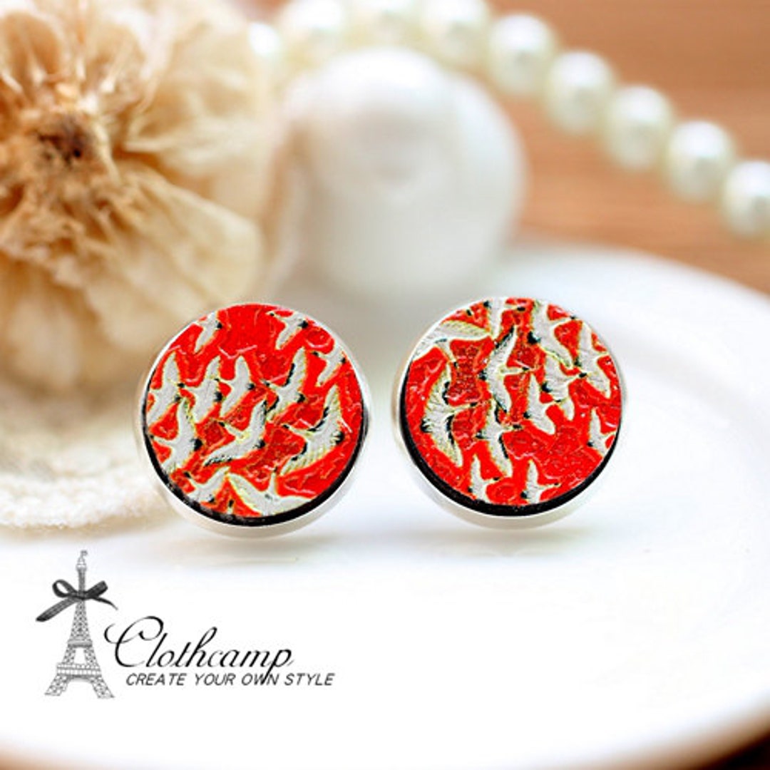 20% off -NEW Unique 3D Embossed Fox 16mm Round Handmade Wood Cut ...