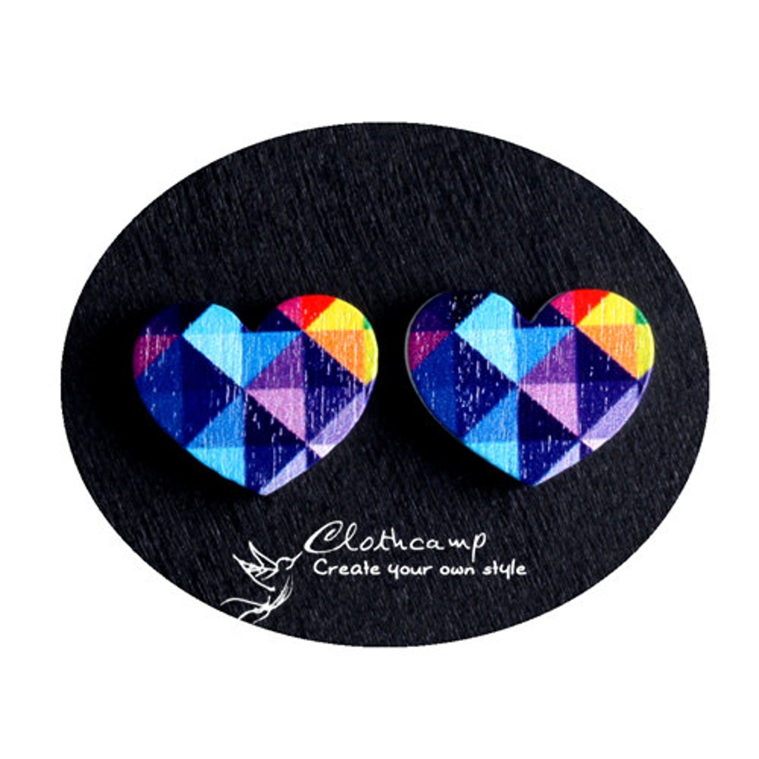 50% Off- Trigonometry Heart Handmade Photo Wood Cut Cabochon (wah-9 ...