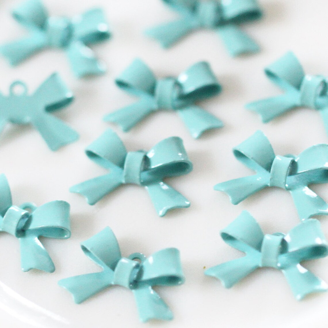 20% Off 10pcs NEW Colored Enameled Colorful Bow Charm Pendant - Etsy