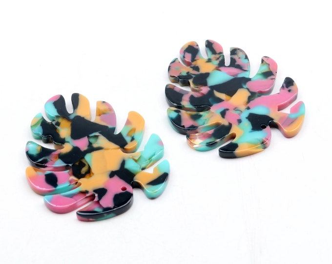 6pcs+tortoise Shell Acetate Acrylic Earring Charm-rectangle and Rod Bar ...