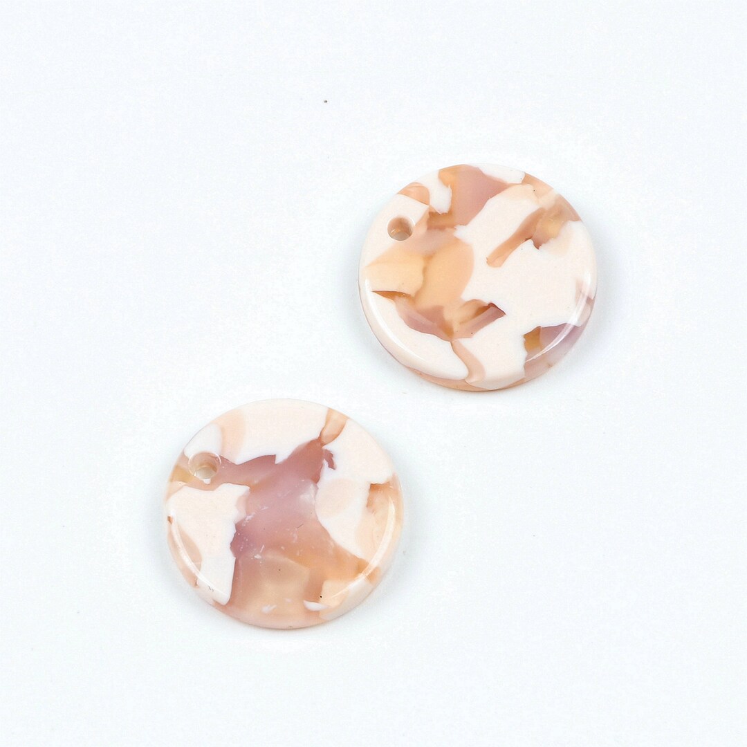 Tortoise Shell Earring Pendant,acetate Acrylic Charms,coin Shaped ...