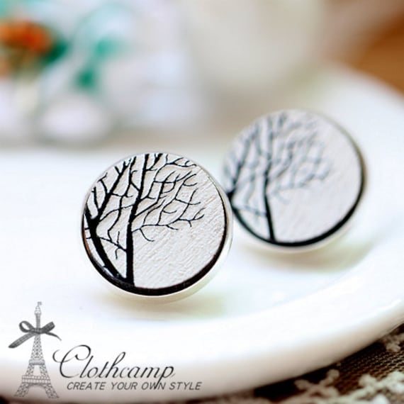 20% off NEW Unique 3D Embossed Tree 16mm Round Handmade Wood - Etsy