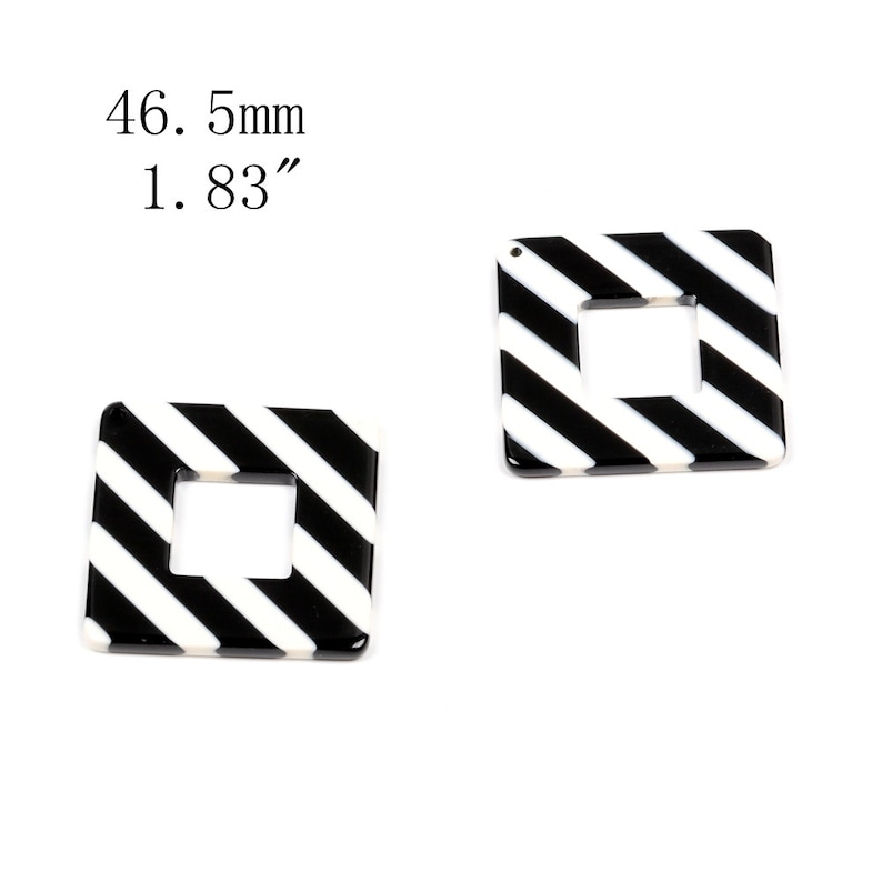 Acetate Acrylic Earring Charms,tortoise Shell Earrings,square Shaped ...