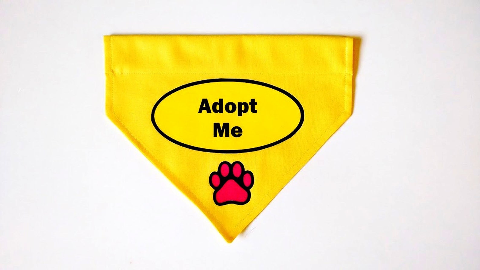 Adoption Bandana, Girl Dog/cat; Adopt Me Dog/cat Bandana; Slide on Dog ...