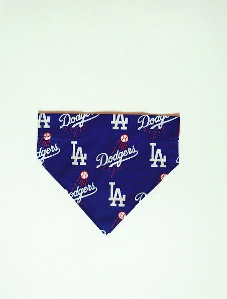 LA Dodger's MLB Dog Bandana, Los Angeles Dodgers, Dodger Dog Bandana - Etsy