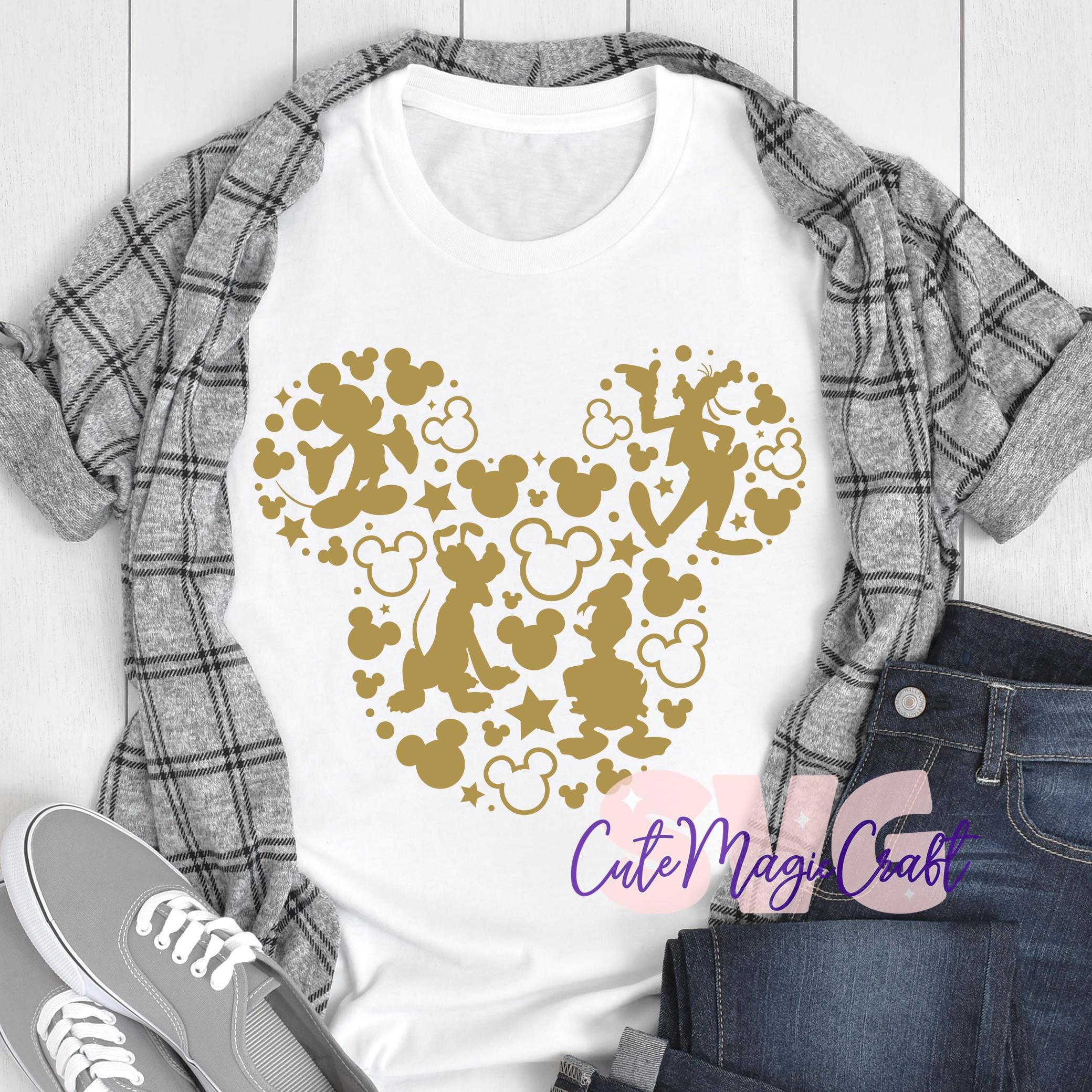 Mickey Friends SVG for DIY! | Mickey Mouse Head SVG | Vacation Trip ...