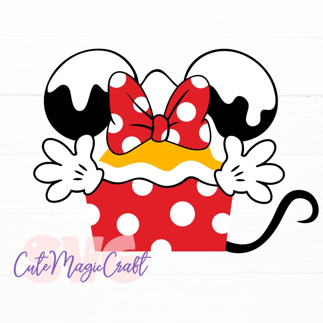 Minnie Mouse Gingerbread House SVG for DIY Crafts! Christmas Season ...