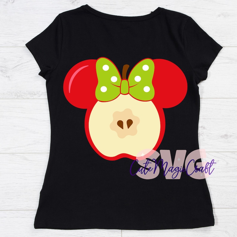 Mickey Minnie Apples SVG for DIY! | Mickey Mouse Head SVG! | Summer ...