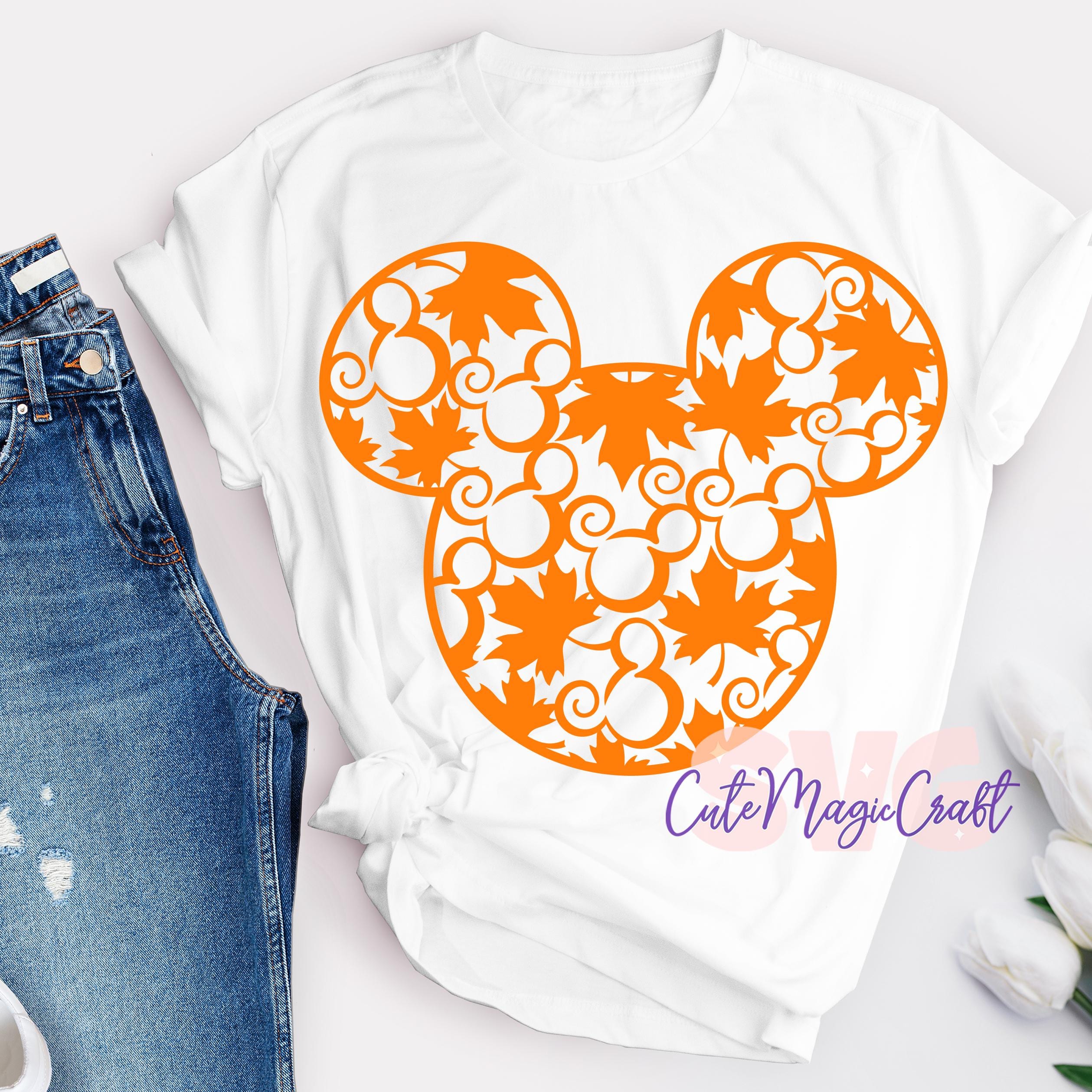 Cute Fall Décor SVG for DIY Projects! | Hidden Mickey Mouse Head Swirls ...