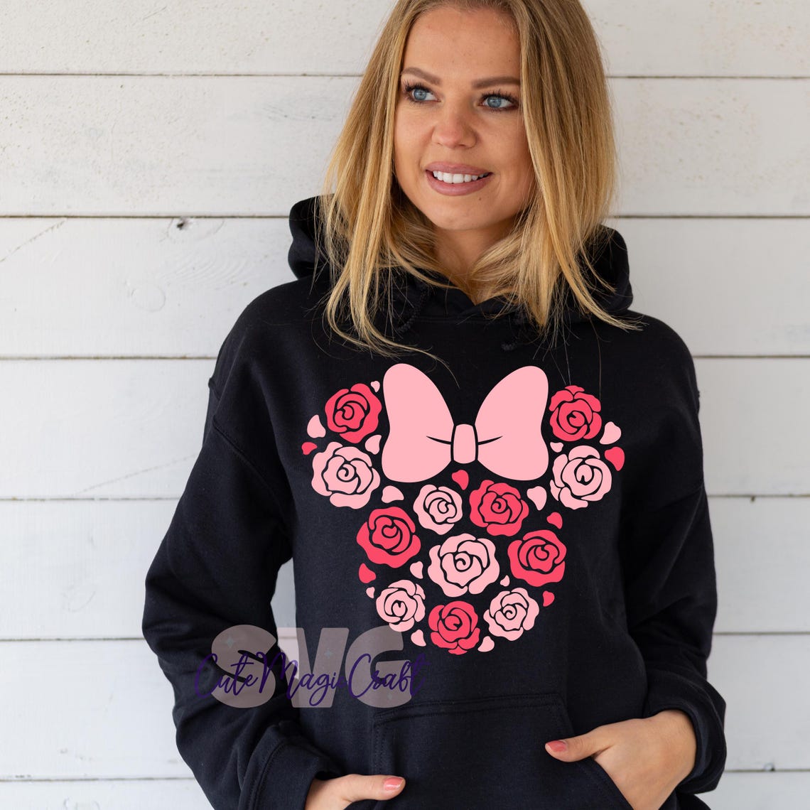 Roses Flowers Mickey Mouse Head SVG for DIY Crafts! Vacation Trip ...
