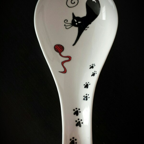 Cat Spoon Rest - Etsy