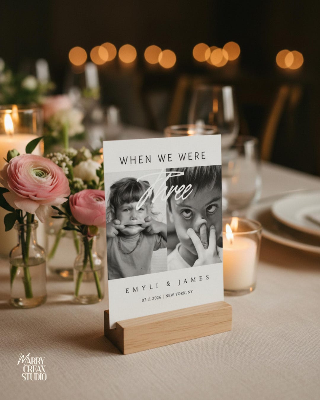 When We Were Age Table Numbers Picture Table Numbers Wedding Reception ...