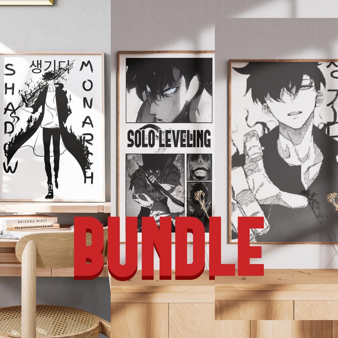Solo Leveling Pack, Solo Leveling Bundle, Solo Leveling Art, Solo ...