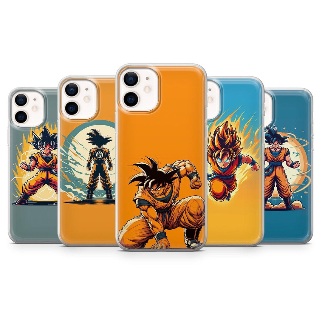 Dragon Ball Phone Case Goku DBZ Cover for iPhone 16E, Pro, 15, 14, 13 ...