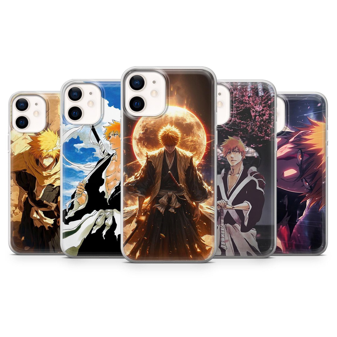 Bleach Phone Case Ichigo Kurosaki Cover for iPhone 16E, Pro, 15, 14, 13 ...