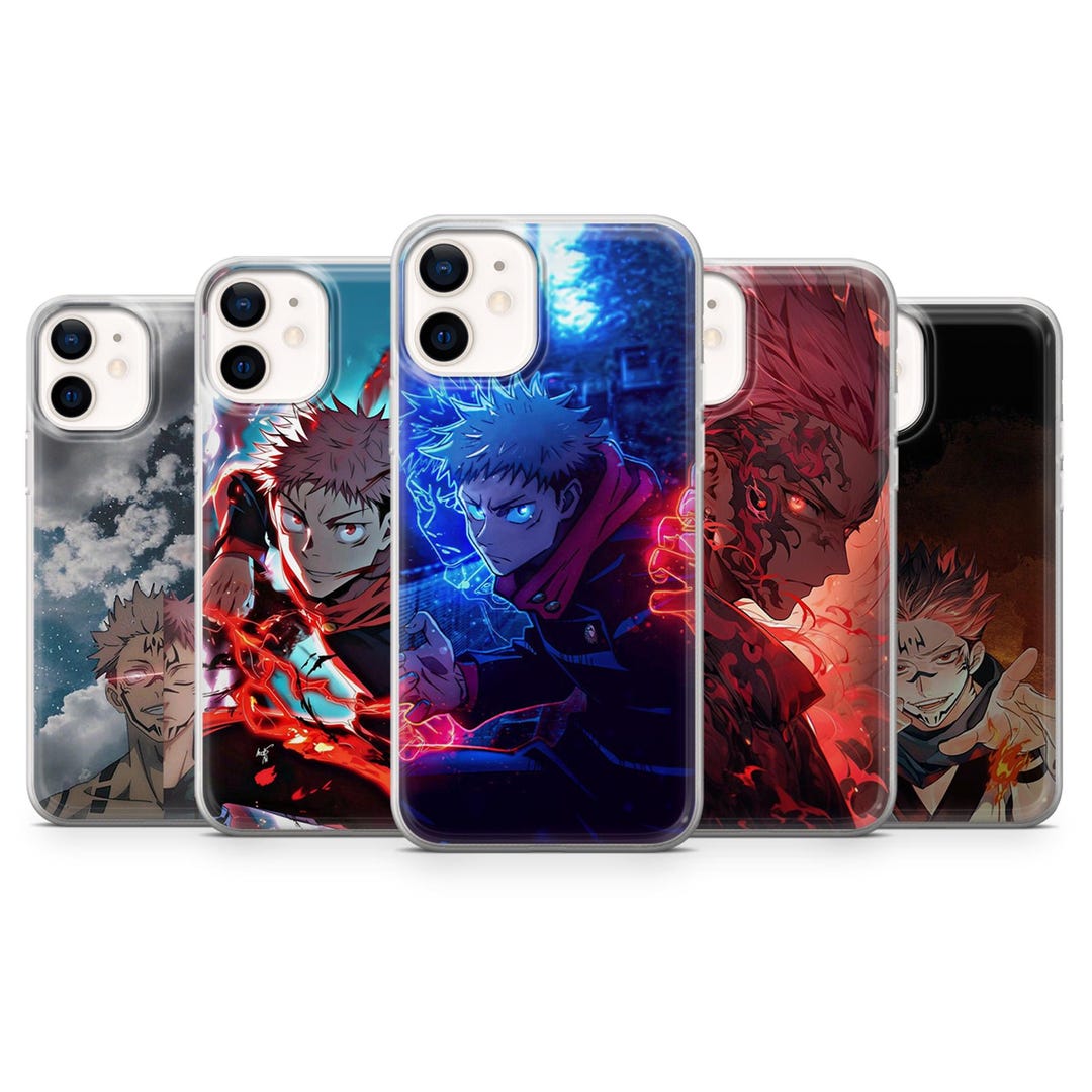 Jujutsu Kaisen Phone Case Itadori Sukuna Cover for iPhone 16E, Pro, 15 ...