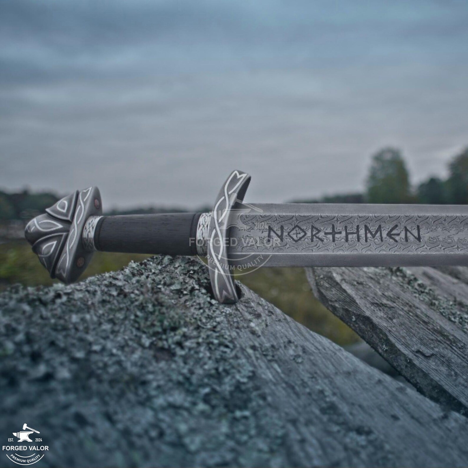 Hand Forged Viking Sword: Ragnar Style Cosplay, Free Scabbard - Etsy