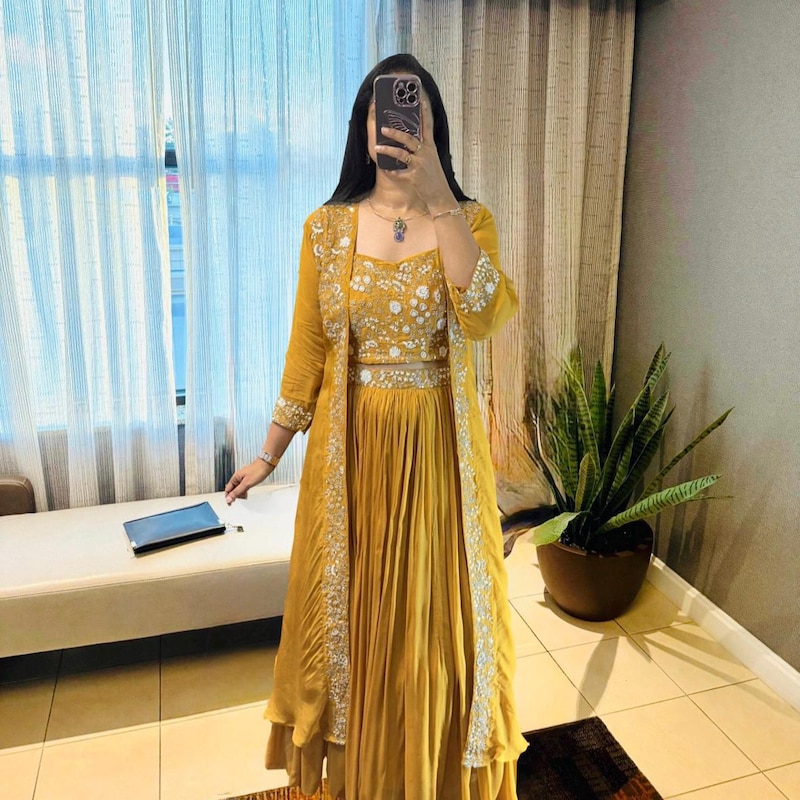 Yellow Indian Punjabi Dress - Etsy