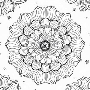 Coloring Book Mandala Art Relaxation Techniques Stress Relief ...