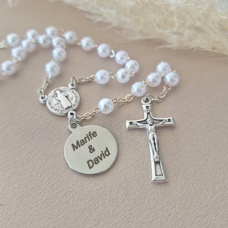 Couples Rosary | Personalized Wedding Gift - Etsy