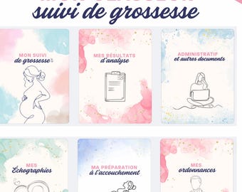 Separador de embarazo imprimible | Organizador de archivos de ...