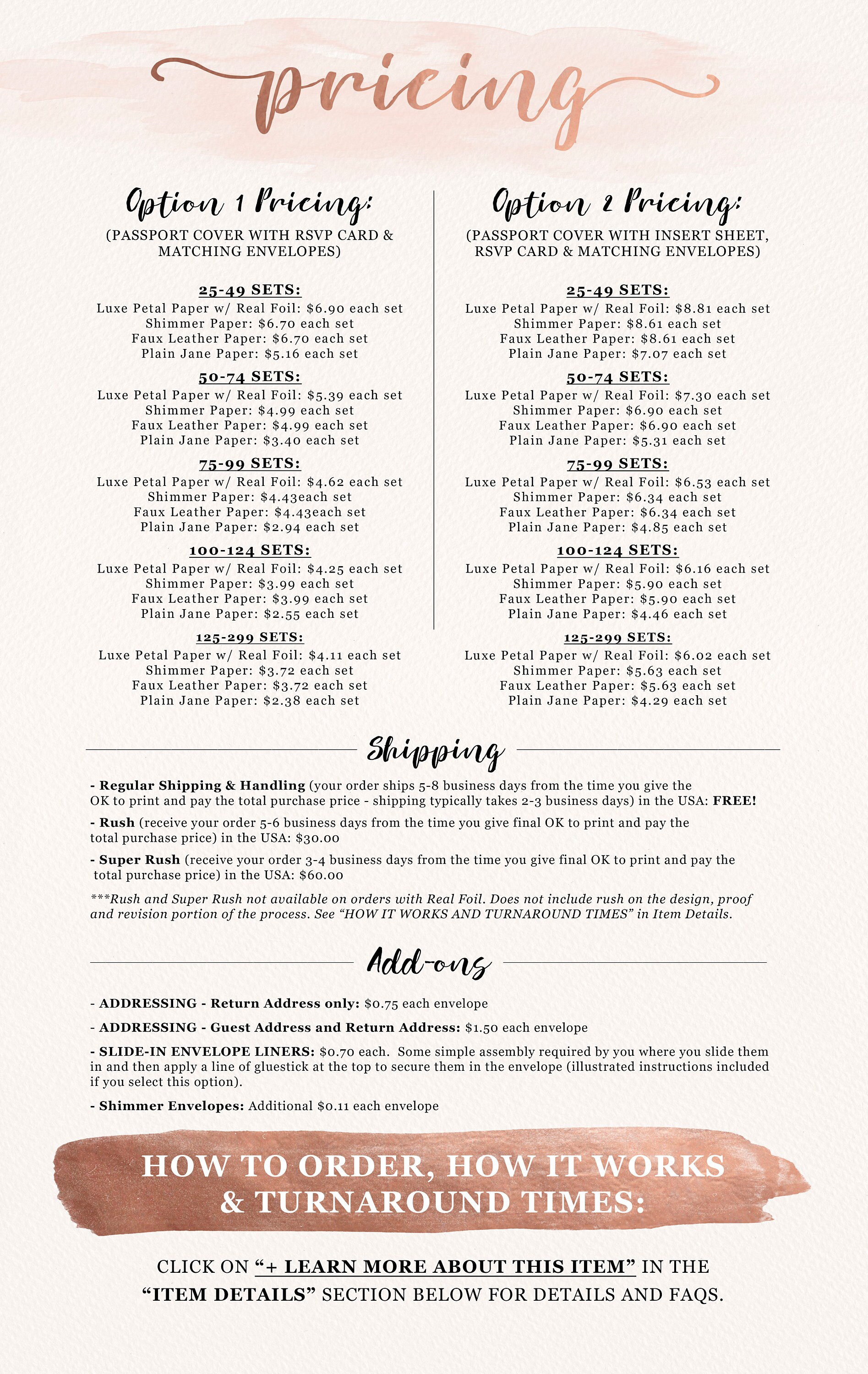 Destination Wedding Invitation Passport Invitation Tropical | Etsy