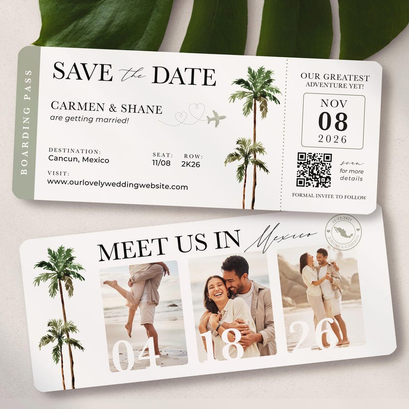 Tree Magnet Save the Date - Etsy