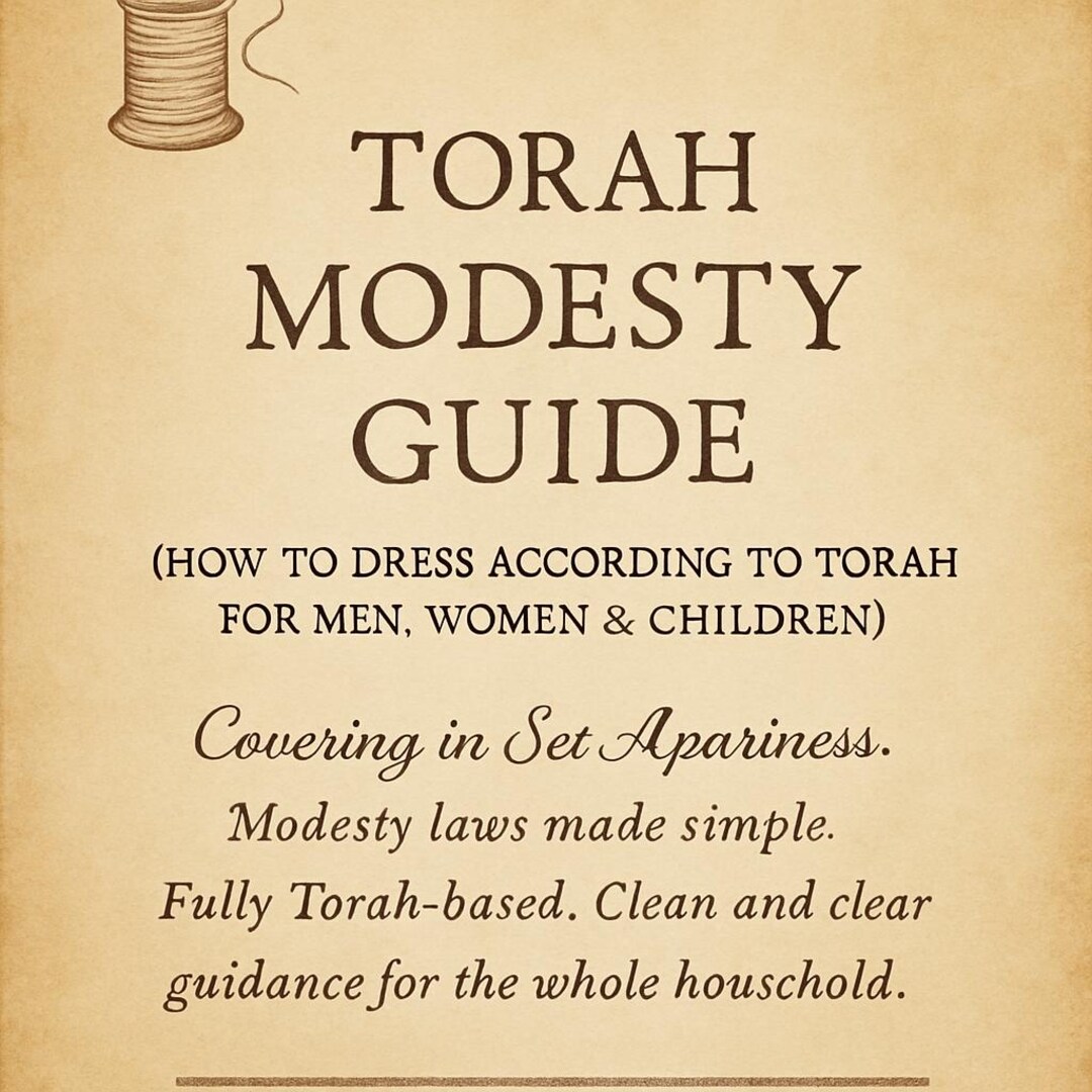 Torah Modesty Guide, Biblical Dress for Family (digital Download) - Etsy