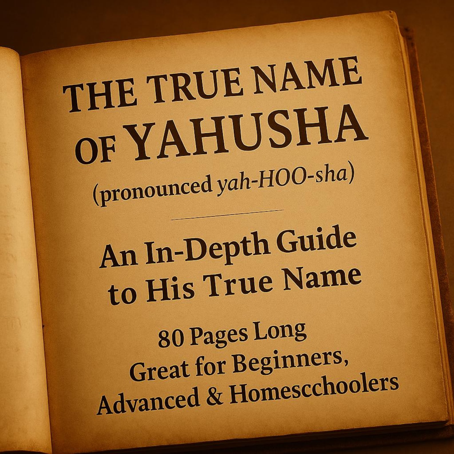 Yahusha True Name PDF: Hebrew Roots Bible Study - Pagan Names Revealed ...