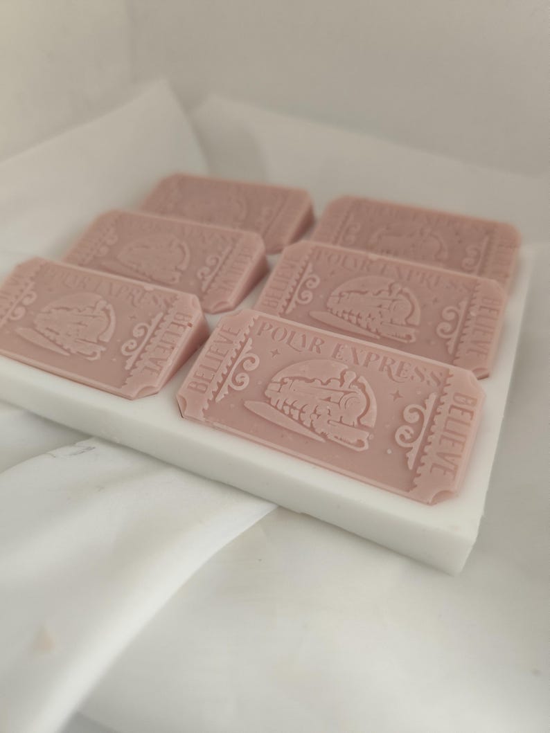 Silicone Mold Polar Express Ticket Wax Melts - Etsy