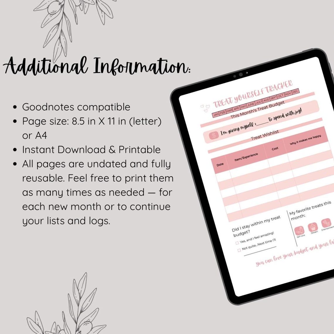 Printable Budget Planner | Pink Aesthetic Finance Binder | Expense ...