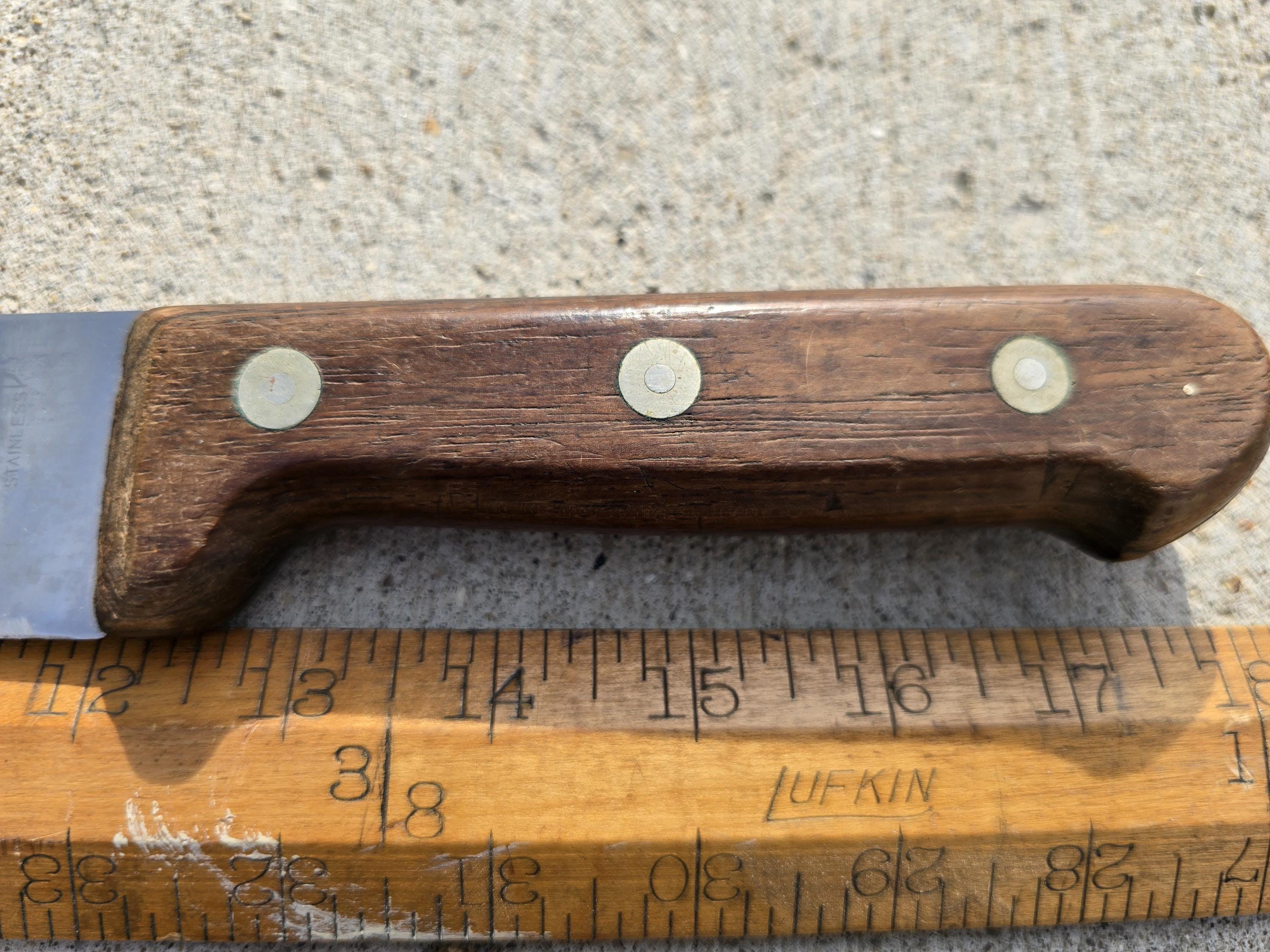 Vintage R. H. Forschner Co 12" Curved Blade Cimeter Slicing Butcher ...