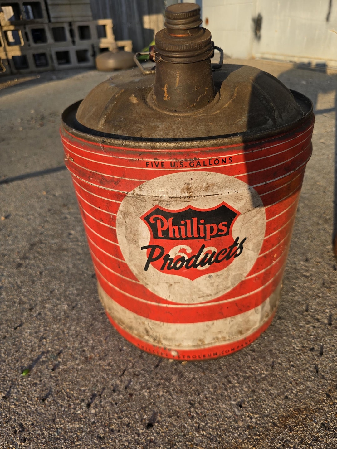 Vintage Phillips 66 Five-gallon Oil or Gas Can Barn Find - Etsy