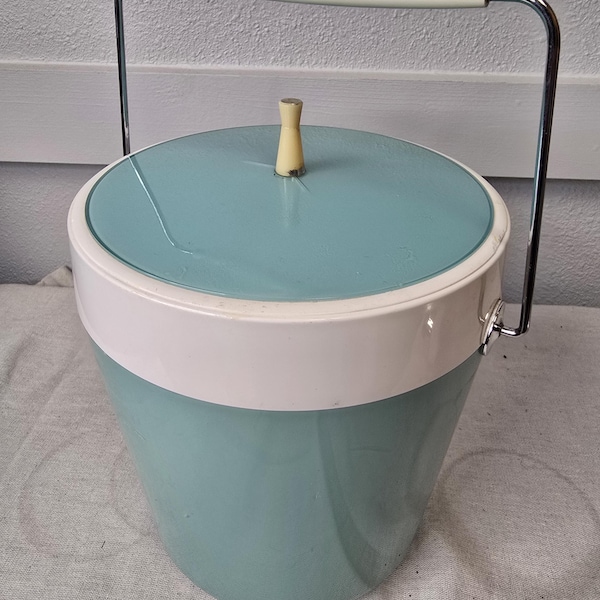 Turquoise Ice Bucket - Etsy