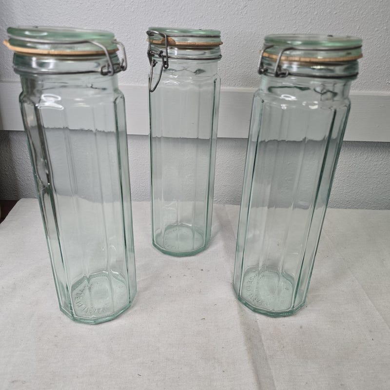 Italian Glass Jar - Etsy Australia