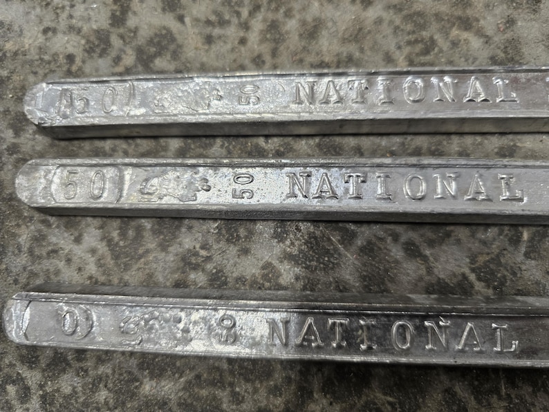Vintage National Lead Co Lead Bars - Etsy